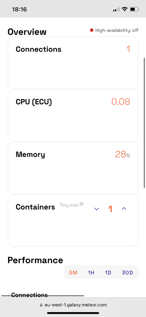 Galaxy: High CPU on a very simple project - performance - Meteor Forum