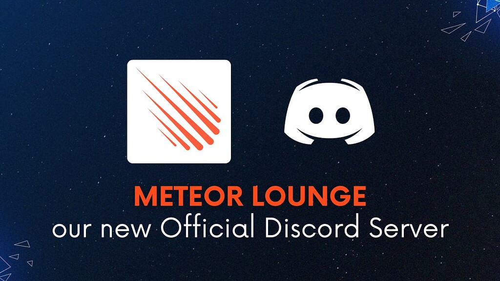 Welcome to the Meteor Lounge - Our New Official Discord Server! - announce - Meteor Forum