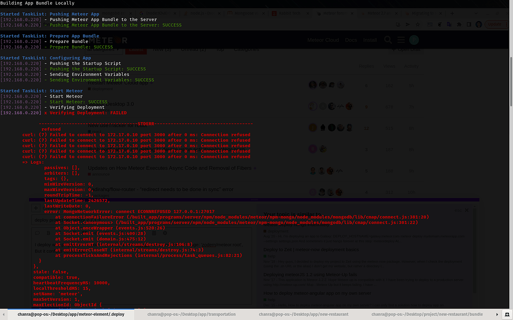 Deploy project on meteor 2.7.1? - deployment - Meteor Forum