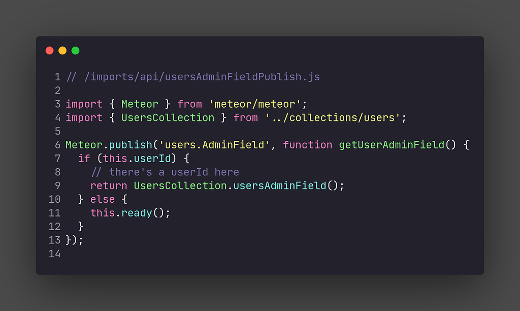 Solved In The Server Erid Returns Undefined When Has A Logged In User Help Meteor Forum