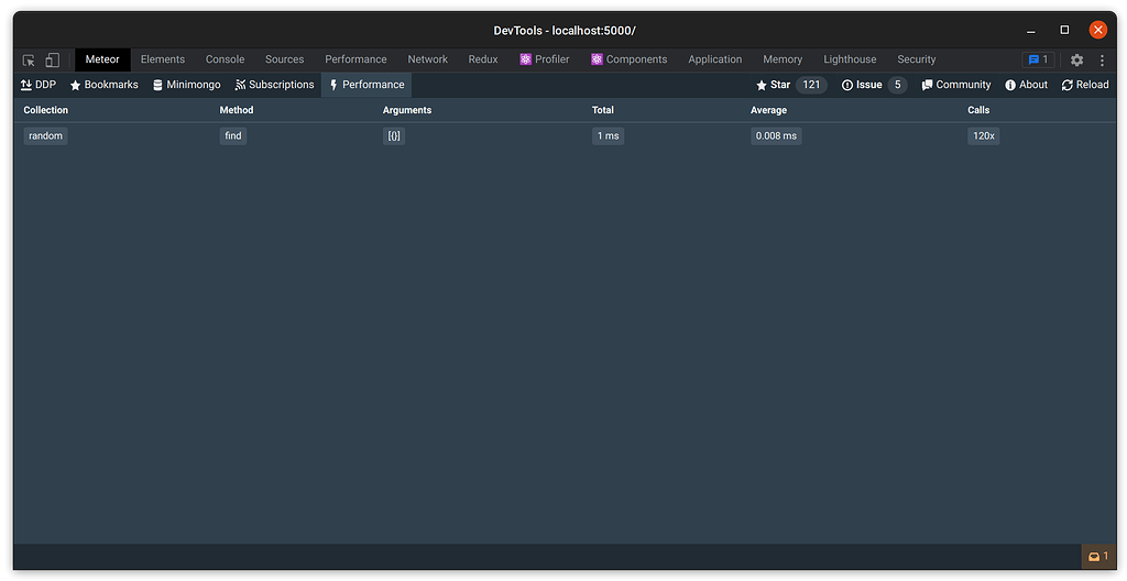 Meteor DevTools Evolved v1.5 - announce - Meteor Forum