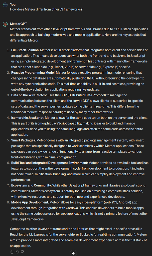 MeteorGPT created - announce - Meteor Forum